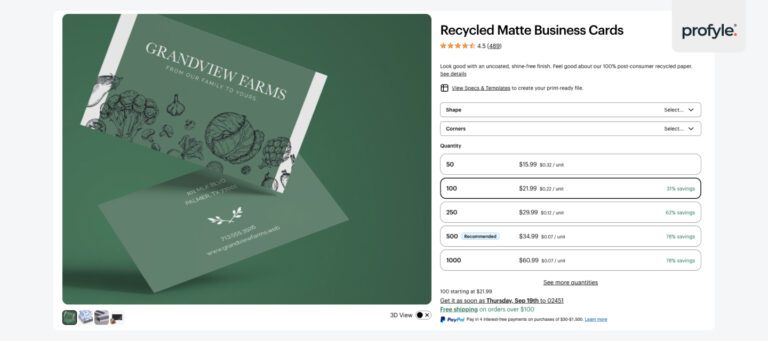 Sustainable Business Cards: Best Picks for Eco-Friendly Cards